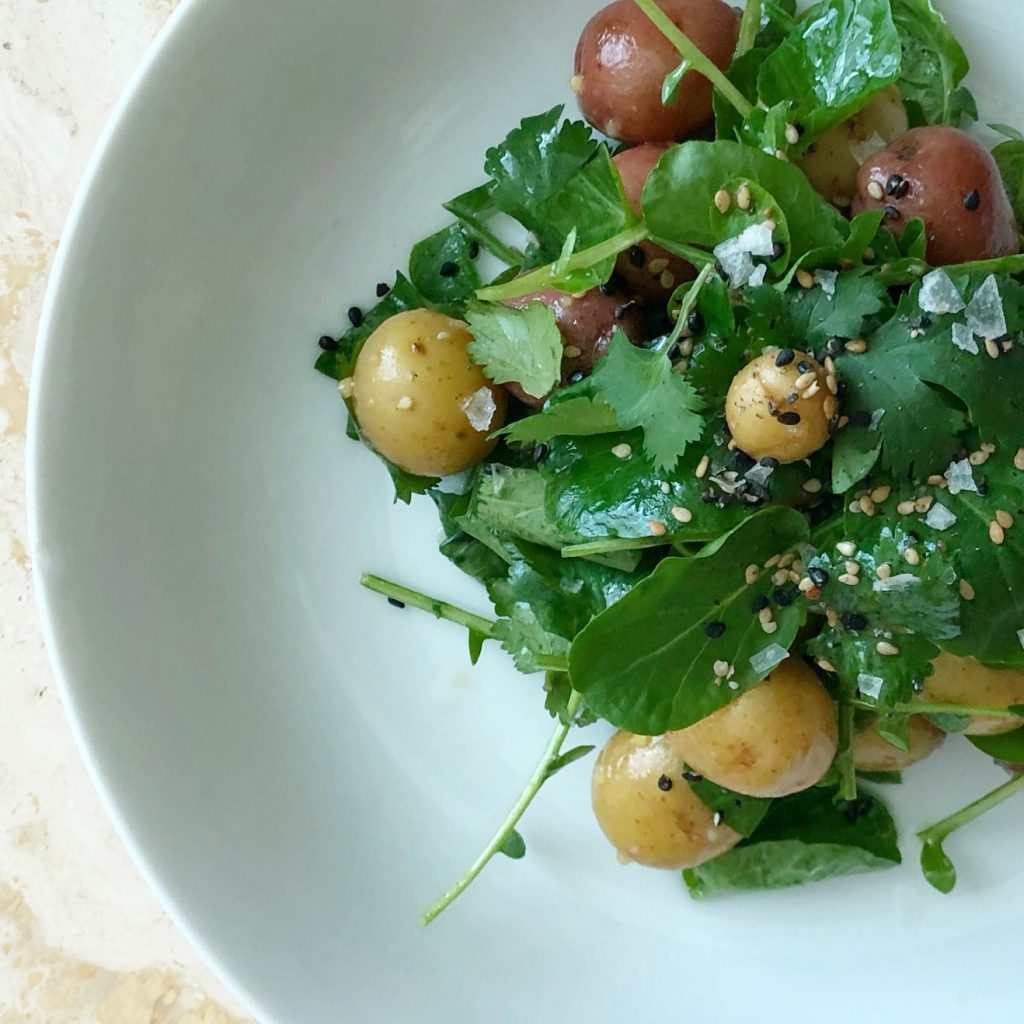 Pee Wee Potato and Watercress Salad with Miso Vinaigrette - THE SALAD ...