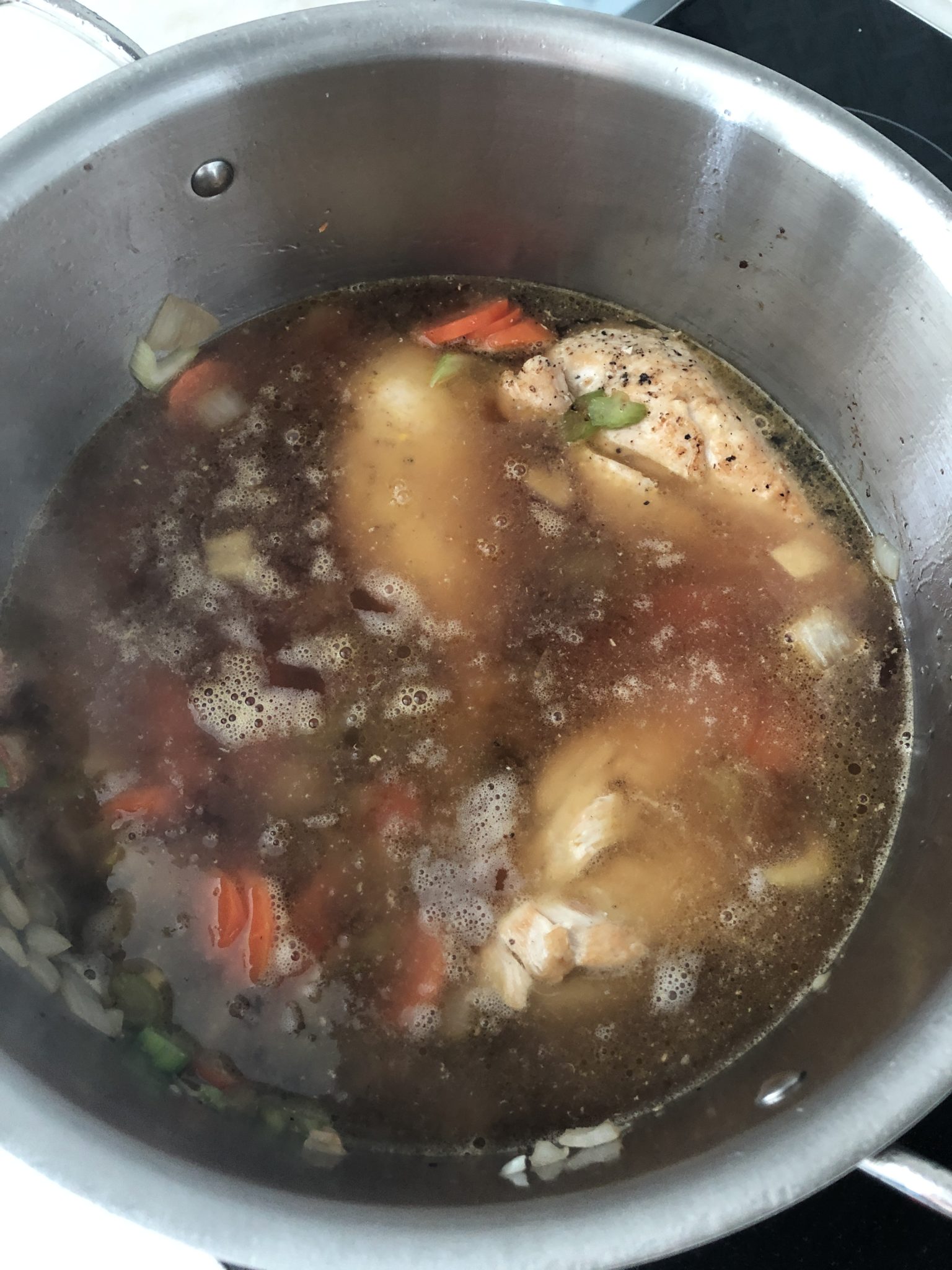 One Pot Homemade Chicken Soup - The Salad Whisperer